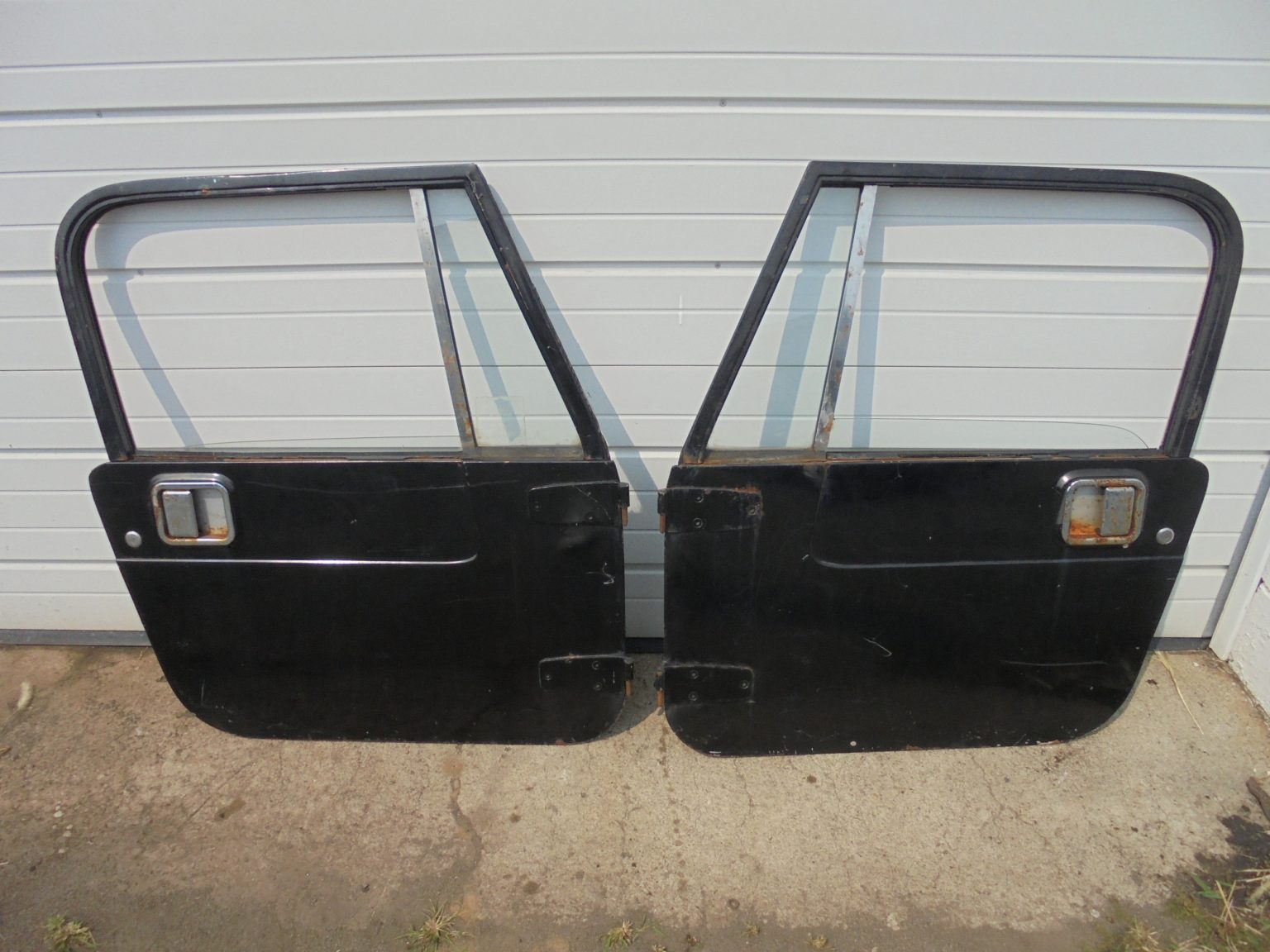 1982-1995 JEEP CJ7/YJ WRANGLER FULL HARD DOORS W/FIXED VENT WINDOW ...